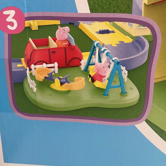 Hasbro | Toys | Peppa Pig All Around Peppas Town Set With Adjustable ...